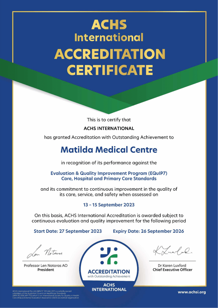 Governance and Accreditations